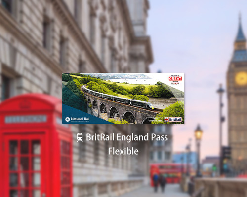 [SALE] Flexible BritRail England Pass for 3, 4, 8, or 15 Days - Ticket KD