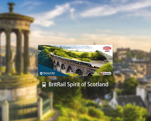 [SALE] Explore Scotland with BritRail Pass (4 or 8 Days) - Ticket KD
